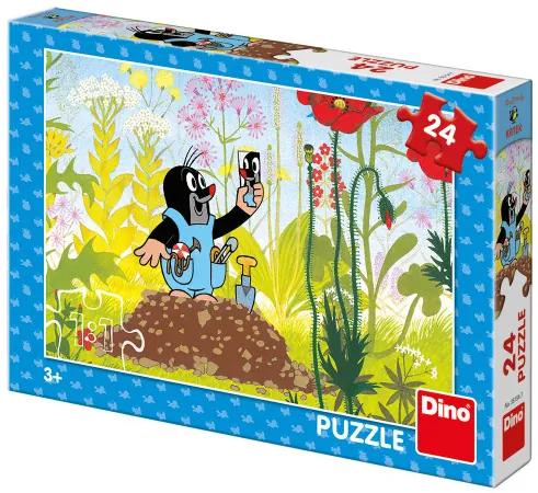 Dino Toys Puzzle Krtek v kalhotkách 24 dílků