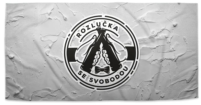 Ručník SABLIO - Rozlučka se svobodou 30x50 cm