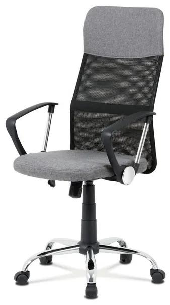 Sconto Kancelářská židle DONALD šedá