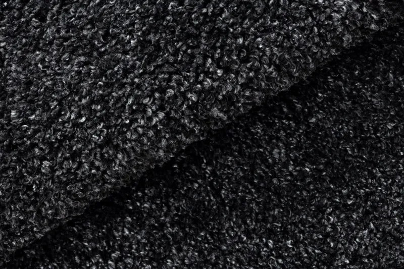 Dywany Łuszczów, Kusový koberec Berber 9000 grey kruh, 120x120 (průměr) kruh, šedá, obývací pokoj
