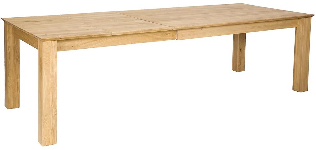 Drewmax ST384 200 rozkládací jídelní stůl masiv dub