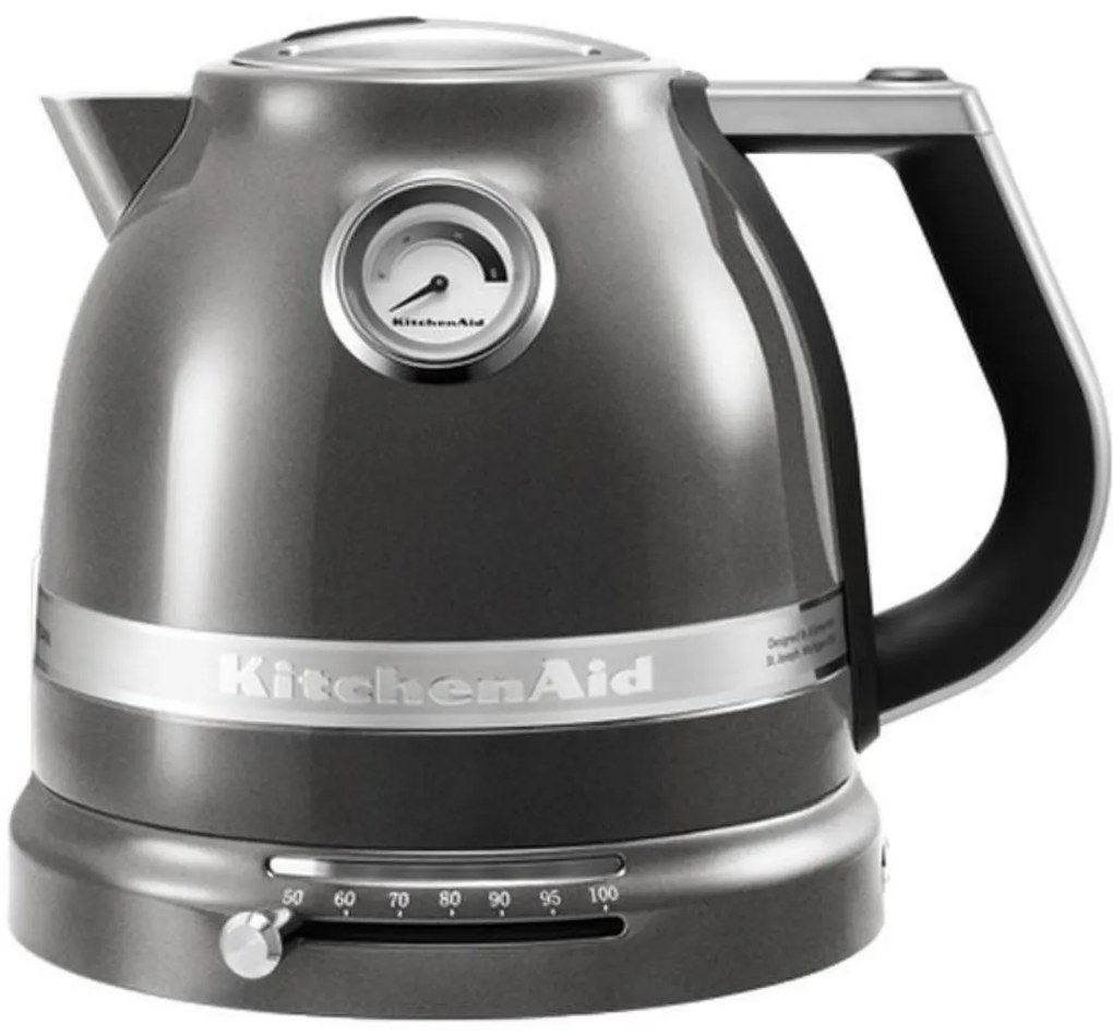 KitchenAid, Rychlovarná konvice Artisan 5kek1522, stříbřitě šedá