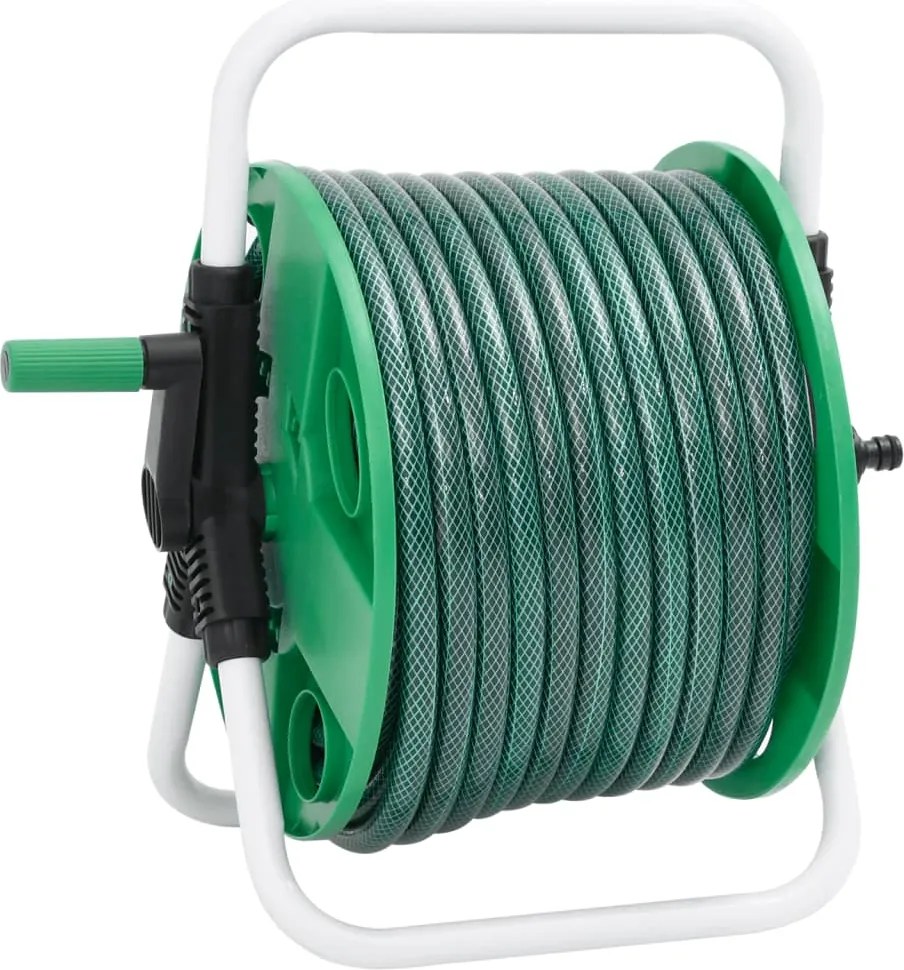 Volně stojící zelený hadicový naviják s 20m hadicí PVC 3281507