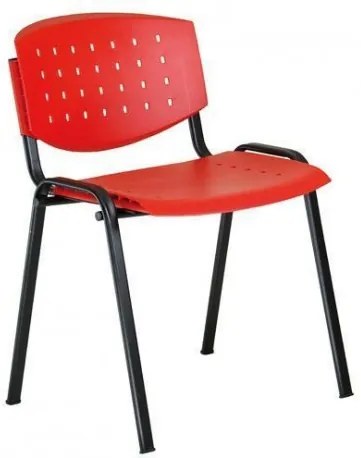 Alba Plastová židle LAYER bez područek Barva plastu Alba tmavě modrá Barva kostry černá kostra
