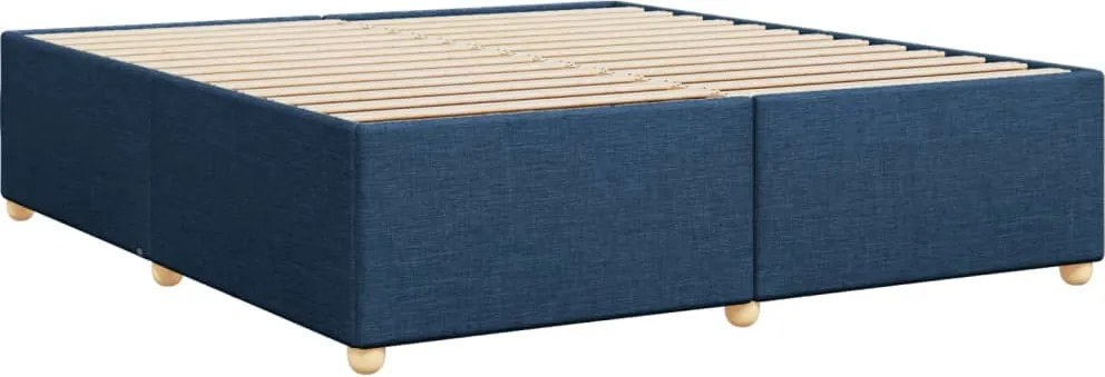 Rám postele bez matrace modrý 180 x 200 cm textil 3284756