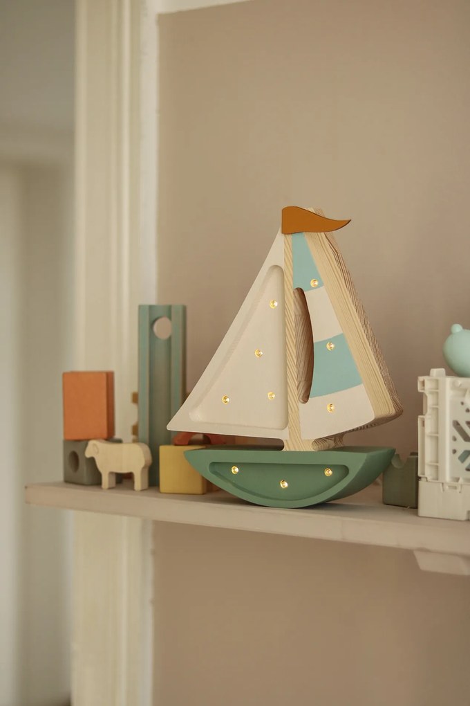 Little Lights Lampa Sailboat Olive Tree