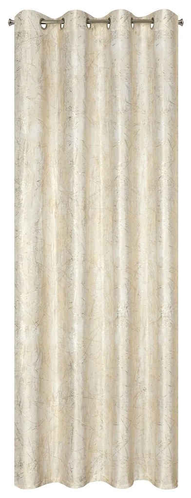 ZATEMŇOVACÍ ZÁVĚS NA KROUŽCÍCH MALIA 140X250 CM VZOROVANÁ