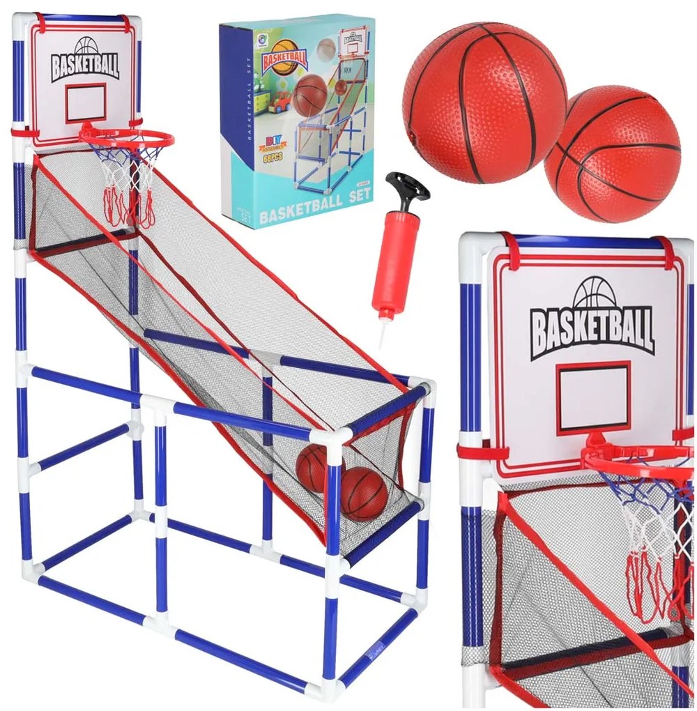Creative Corner Basketbal sportovní arkádová hra přenosný basketbal 2 míče čerpadlo