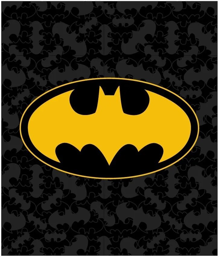 Fleecová deka Batman - nano coral s gramáží 220 gr./m² - 120 x 150 cm