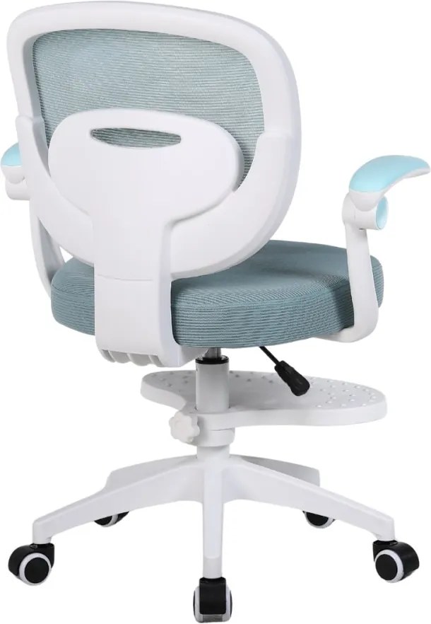Dětská otočná židle Neoseat JUNI 008 s podnoží — látka, modrá