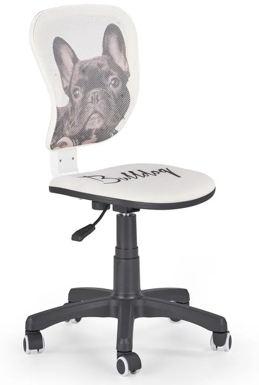 Dětská otočná židle Halmar FLYER bulldog