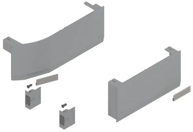 BLUM Sada krytek Aventos HK-TOP pro SERVO-DRIVE světle šedá