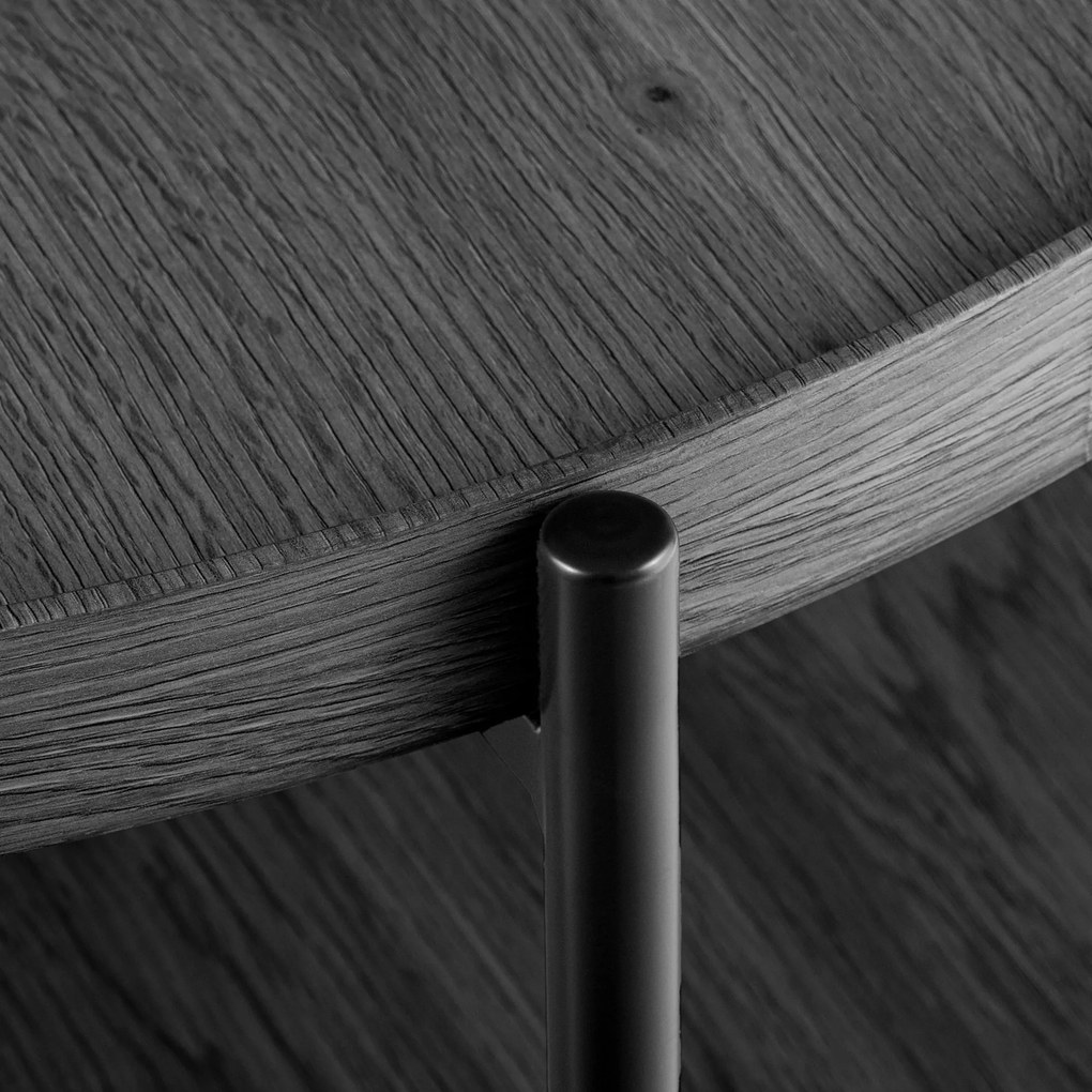 Konferenční stolek Corbitan 80 cm – šedá