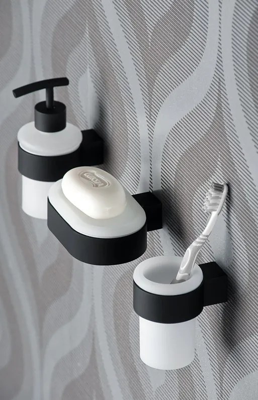 BISK Erga Futura, toaletní WC kartáč, černá matná, ERG-02958