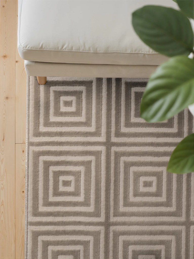 ELLE Decoration, Kusový koberec Perles 106184 White Cream z kolekce Elle, 160x235, béžová, ložnice