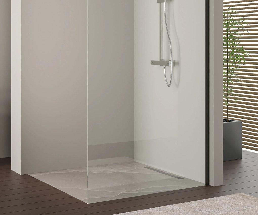 Walk-In 10 mm Super White Glass EX103