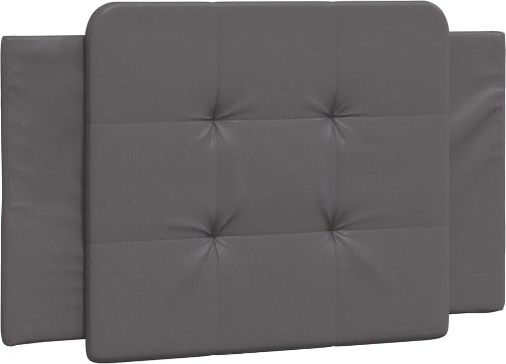 Rám postele s LED bez matrace Zadar šedý 80 x 200 cm 3214071