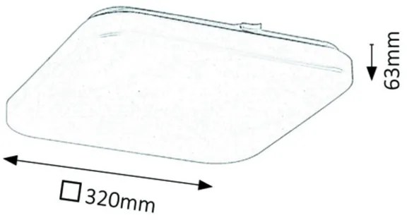 Rabalux 3344 - LED Stropní svítidlo ROB LED/32W/230V