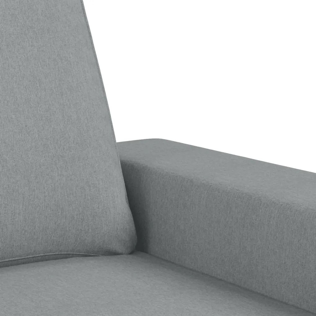 2dílná sedací souprava světle šedá textil 3201898