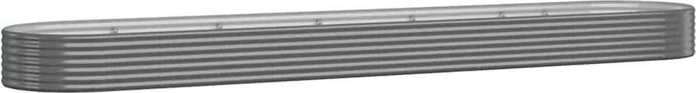 Vyvýšený záhon pozinkovaná ocel 507x100x36 cm šedý 319009