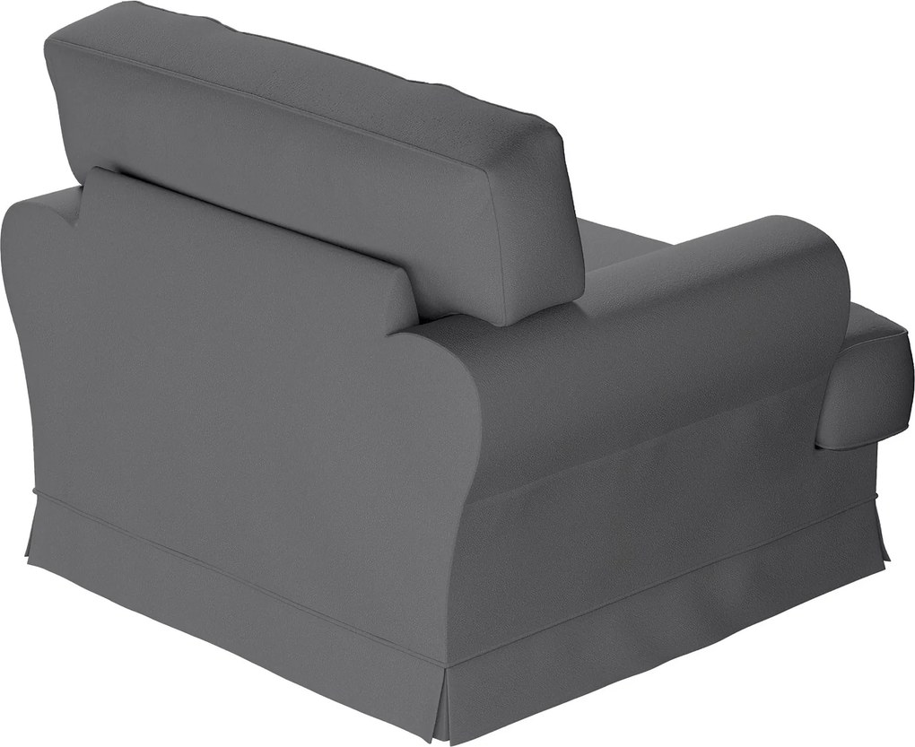 Potah na křeslo IKEA Ekeskog barva šedá látka pletený vzor