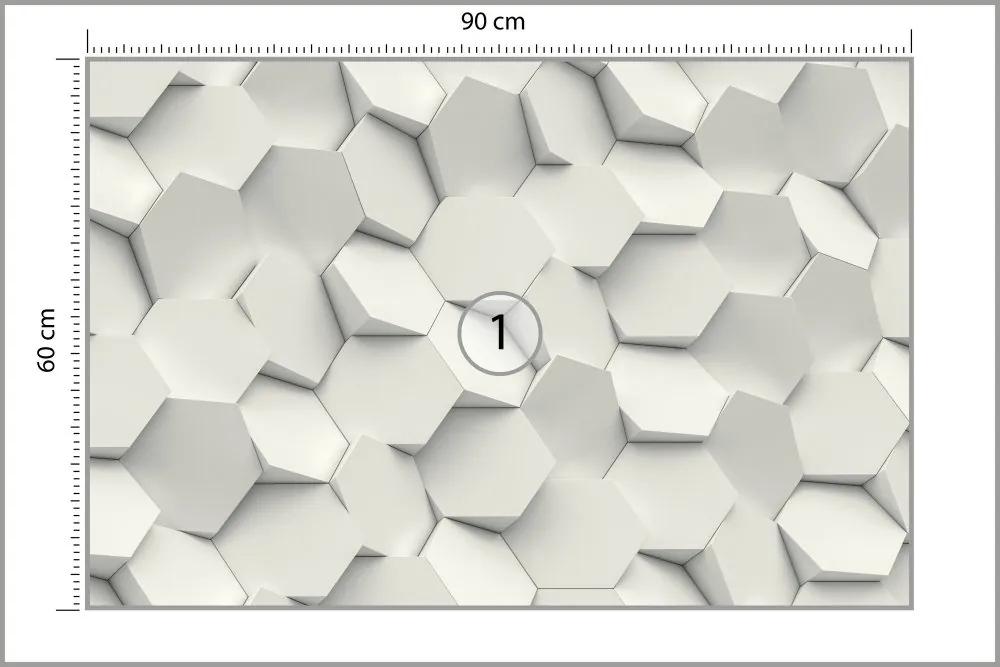 Fototapeta Hexag Strukturální vinyl 416x290