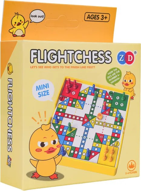 Společenská hra LUDO MINI Kachna žlutá