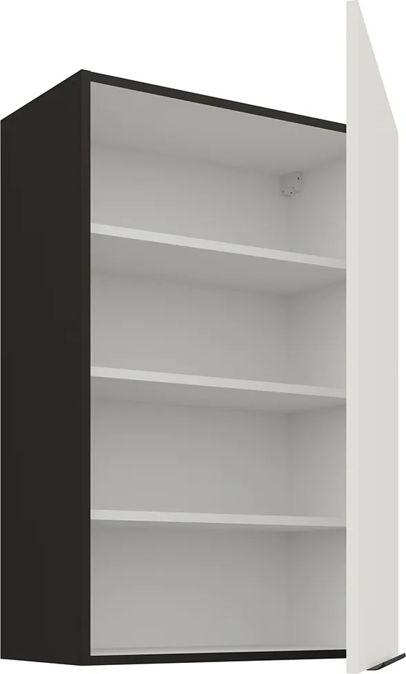 ARIA wb | horní skříňka 60 G-90 1F policová | 60 cm | VYSOKÁ | ANTI FINGERPRINT povrch | černá/bílá