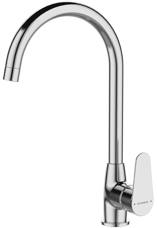 Kuchinox Fresno, vysoká dřezová baterie s ramenem ve tvaru-U, chromová, LAV-BQF_068D
