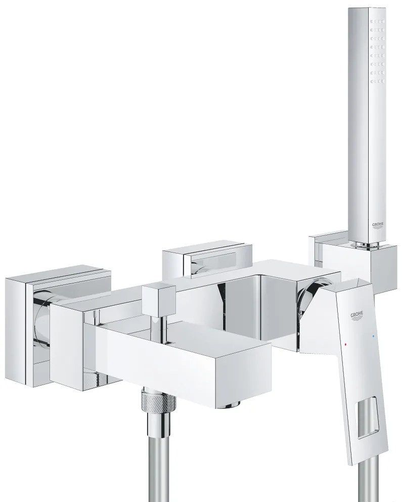 Grohe Eurocube - Vanová baterie s příslušenstvím, chrom 23141000