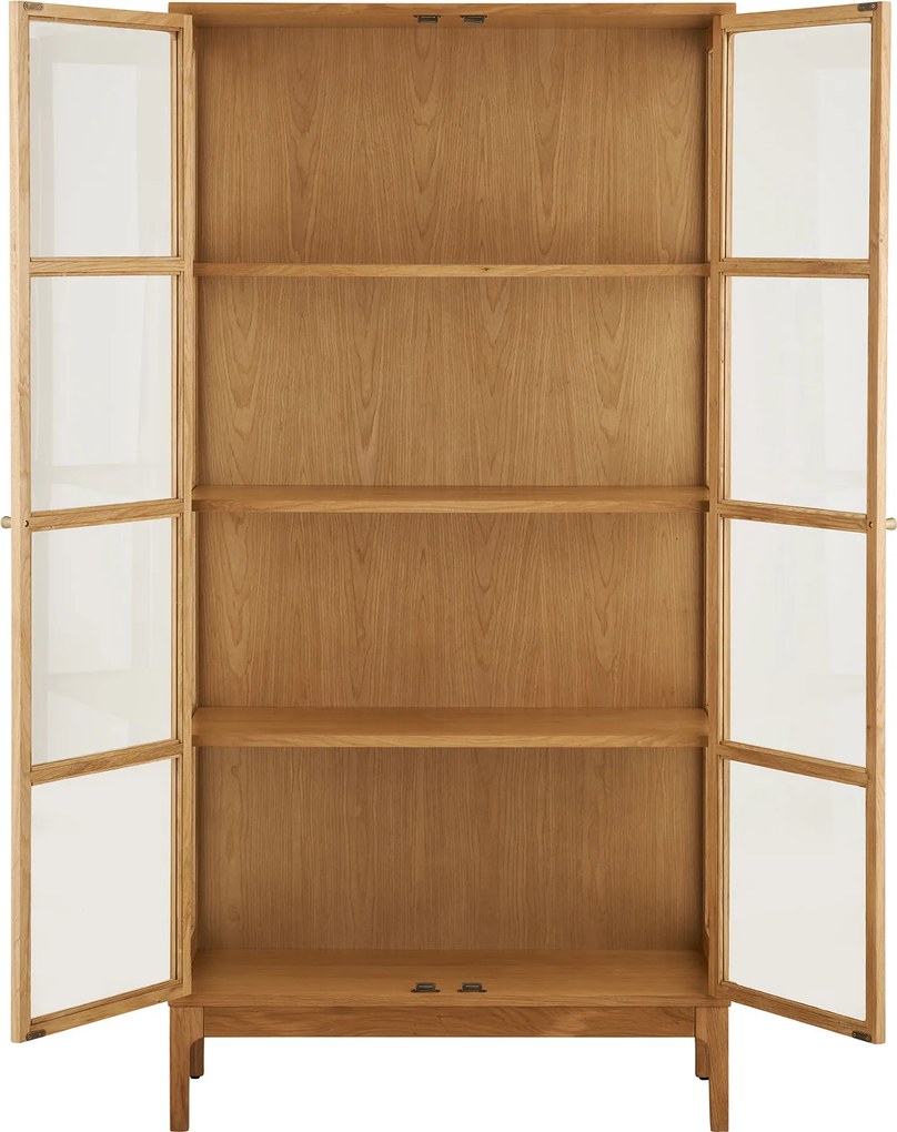 House Nordic Prosklený kabinet ZAMORA 180x90cm dub 3001502
