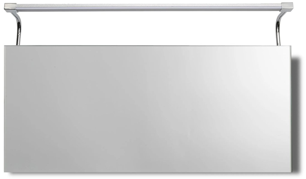 Mantra 5088 Sisley, svítidlo nad zrcadlo, 10W LED, 4000K, kombinace stříbrné a chromu, délka 62cm, IP44