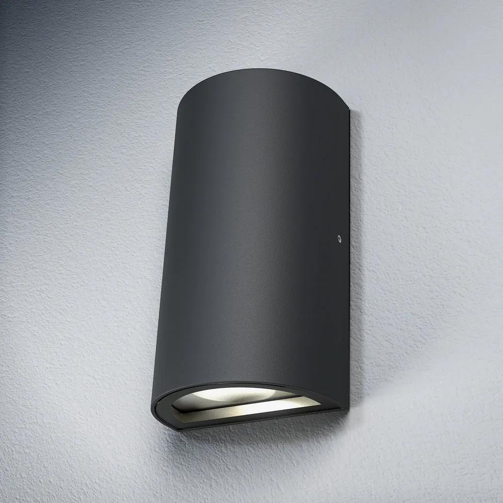 Venkovní LED nástěnné osvětlení černé 12 W ENDURA teplá bílá