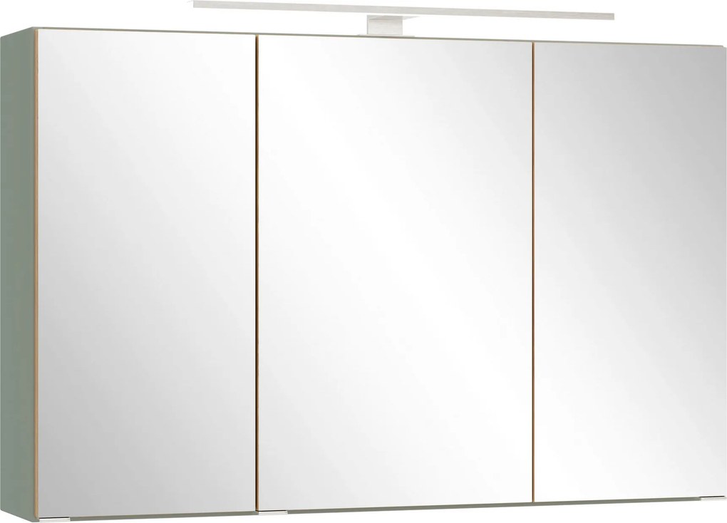 XXXLutz ZRCADLOVÁ SKŘÍŇKA, divoký dub, rákosová zelená, 100/64/20 cm Held - Online Only koupelnové skříňky - 000307021209