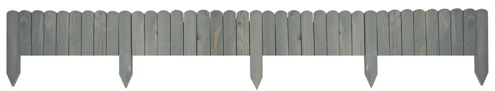 Vingo Plůtek na ohraničení záhonu - šedý, 20 x 196 cm
