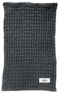 Vaflový ručník Dark Grey 40x25 cm The Organic Company