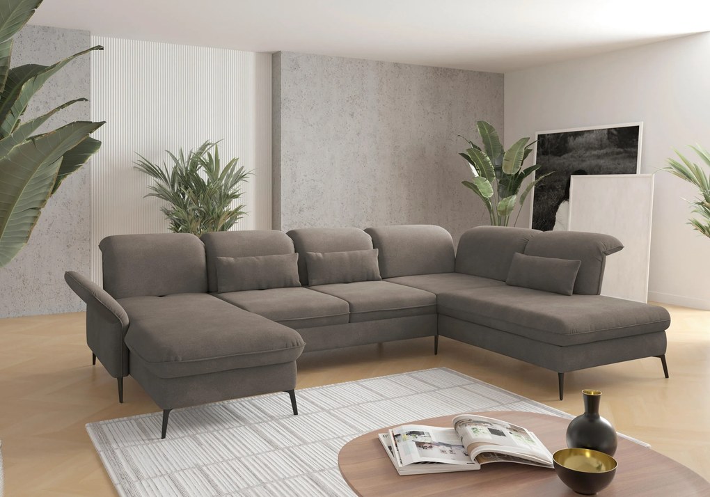 XXXLutz SEDACÍ SOUPRAVA, textil, jílová barva Sit & More - Sedací soupravy - 00014401184Q