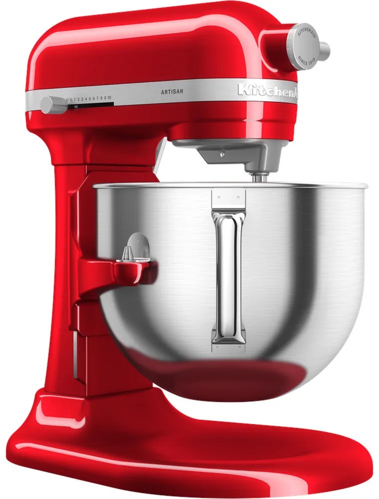 KitchenAid Artisan kuchyňský robot se zvedací mísou 6,6 l, červená metalíza, 5KSM70SHXECA