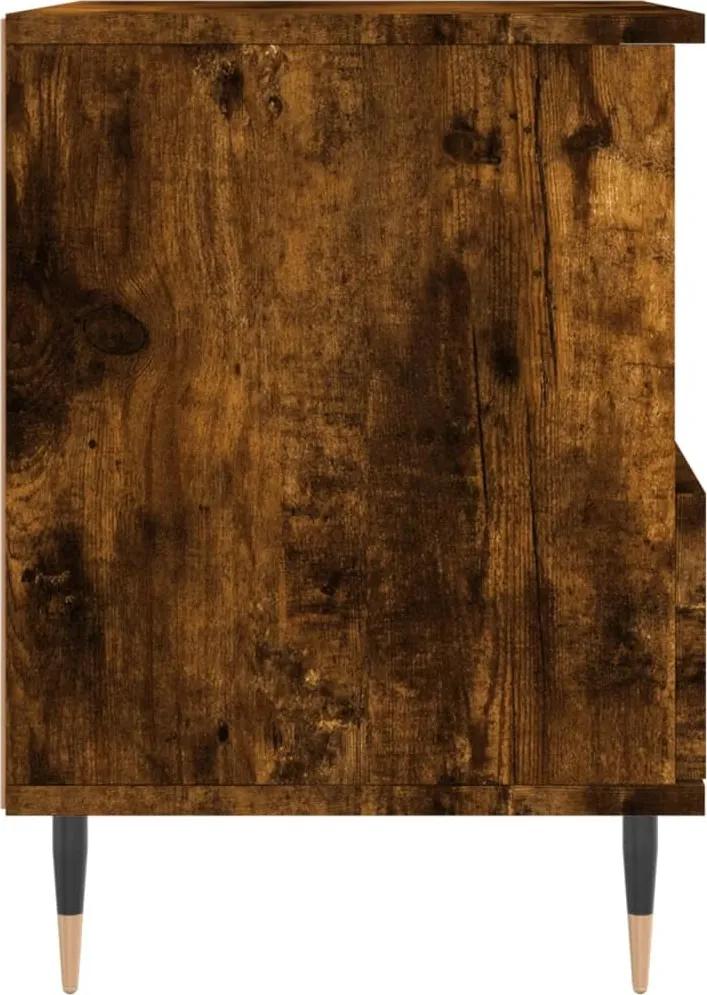 vidaXL Noční stolek 40x35x50 cm kompozitní dřevo [830614] Barva: Černá