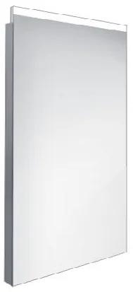 Nimco Zrcadla - Koupelnové podsvícené LED zrcadlo 400 x 600 mm, hranaté, aluminium ZP 8000