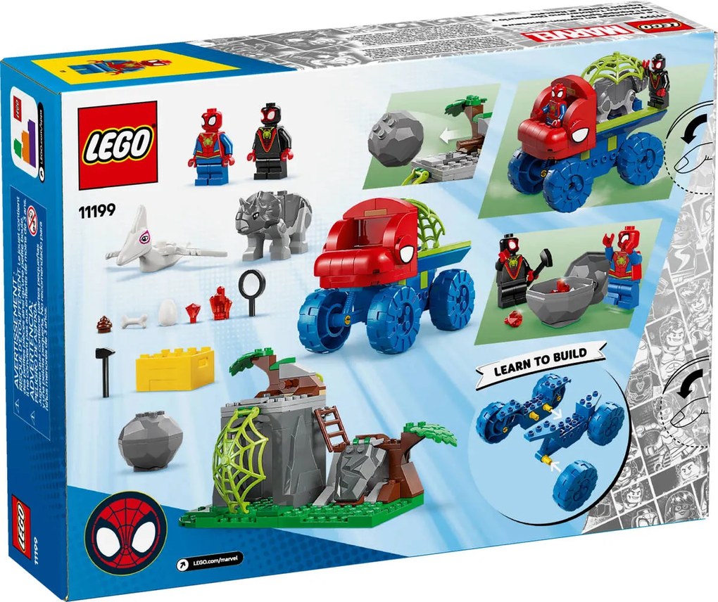 LEGO MARVEL Spideyho tým a záchrana dinosaurů s truckem 11199 STAVEBNICE 2211199