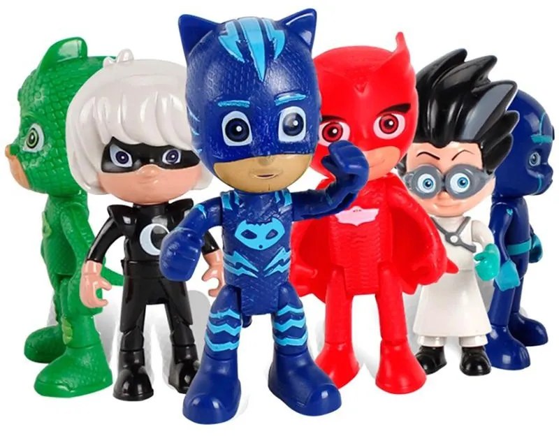 Figurky PJ Masks a doplňky 6 ks