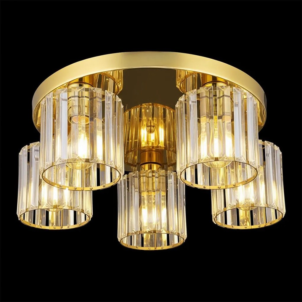 Toolight Rea, Stropní svítidlo EBT024-5C GOLD, OSW-01224