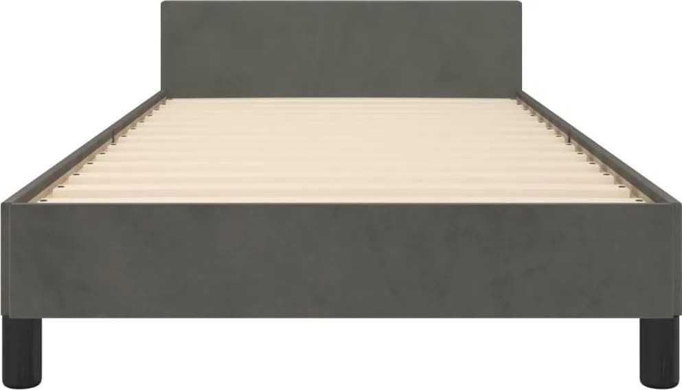 vidaXL Rám postele bez matrace 90 x 200 cm samet [3125856] Barva: Černá