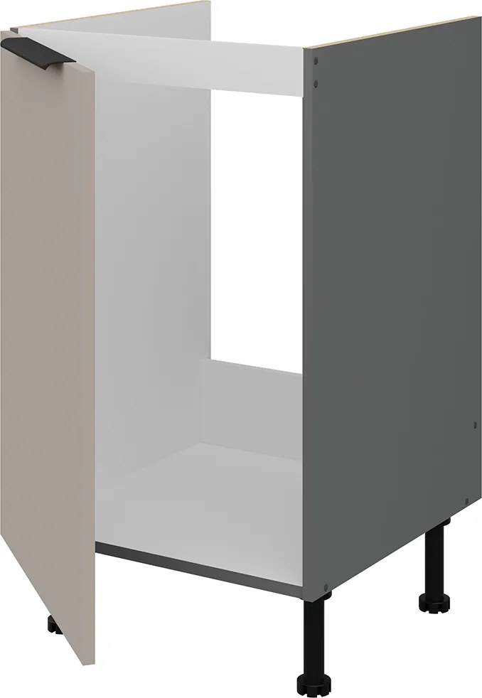 ARIA ta | dolní skříňka 50 ZL 1F dřezová | 50 cm | ANTI FINGERPRINT povrch | antracit/béžová