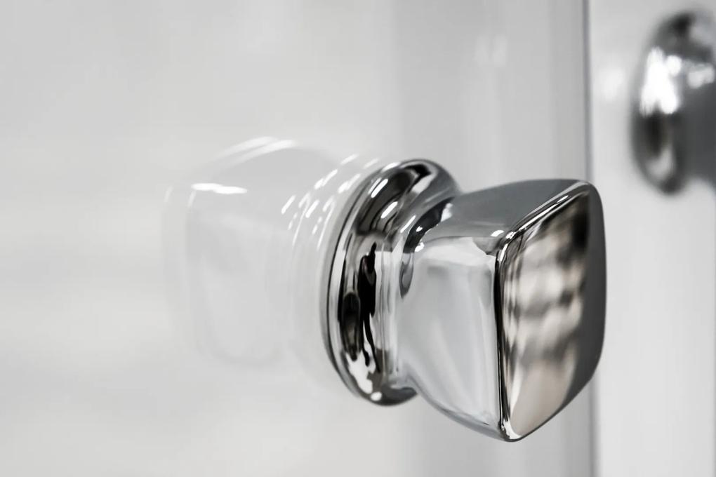 Besco Duo Slide transparent sprchové dveře Rozměr sprch.dveří: 140cm