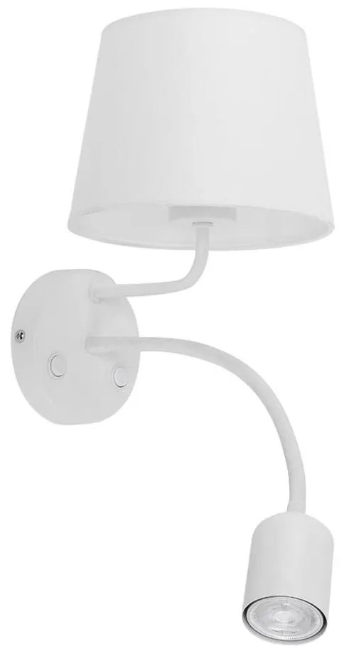 Nástěnná lampa MAJA 1xE27/15W/230V + 1xGU10/10W/230V bílá