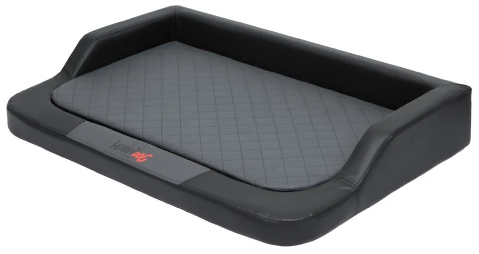 HobbyDog Ortopedický Pelíšek pro psa Medico Lux - černý VELIKOST: Pro středního psa (vel. XL) - 94 x 62 cm