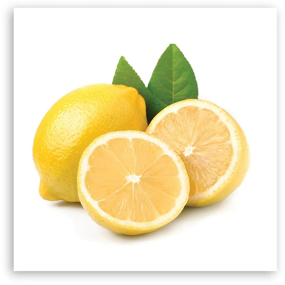 Obraz na plátně, Citron ovoce - 60x60 cm