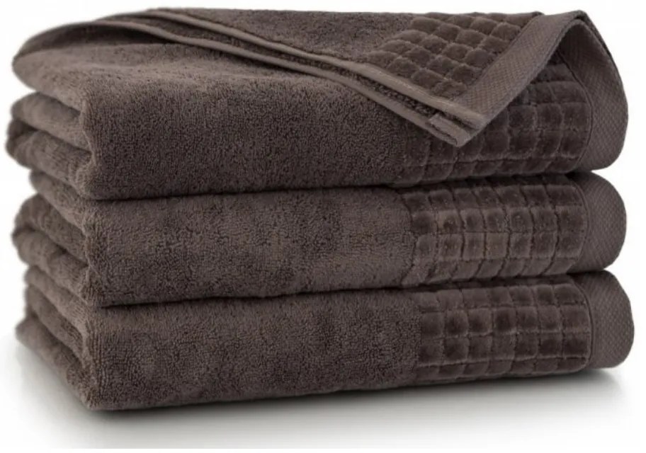 Egyptská bavlna ručníky a osuška Saveli - hnědá Velikost: ručníček 30 x 50